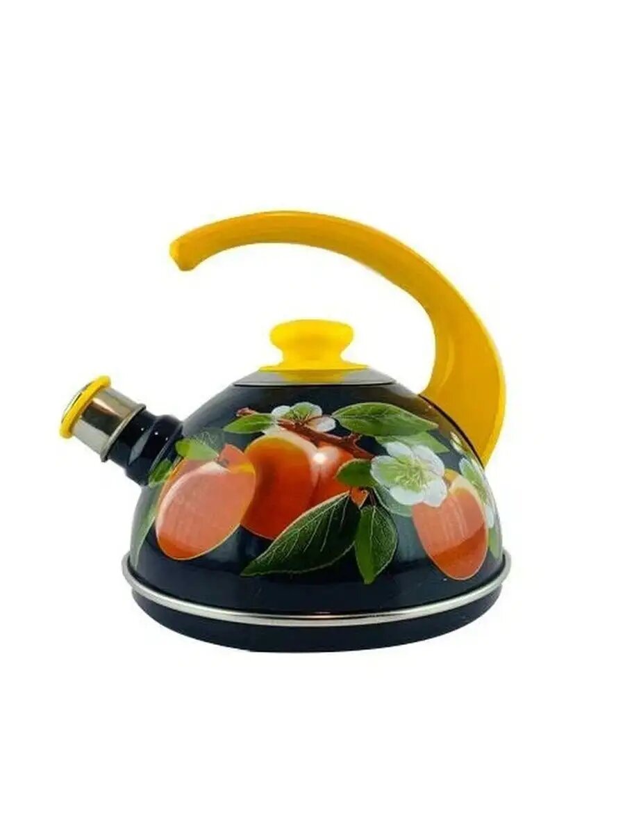 Чайник для плиты со свистком 2,5л синий