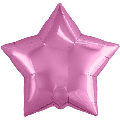 Шар ненадутый Р Б/РИС звезда 18" Металлик Pink