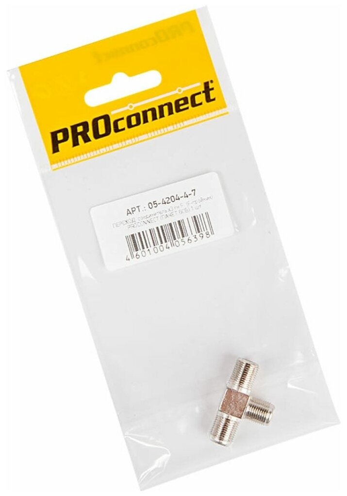 Антенный разветвитель соединитель PROCONNECT на три F- раъема 05-4204-4
