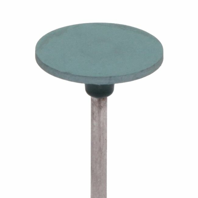 Силиконовый полир Yamahachi №162 для финишной обработки сплавов и пластмасс, зеленый, 18 мм, 12 шт (Япония)