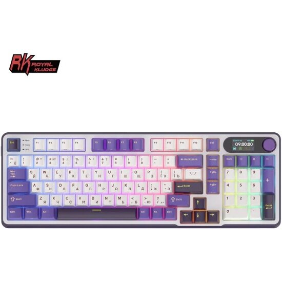 Клавиатура механическая Royal Kludge RK-S98 Blackberry (switch RK Brown)