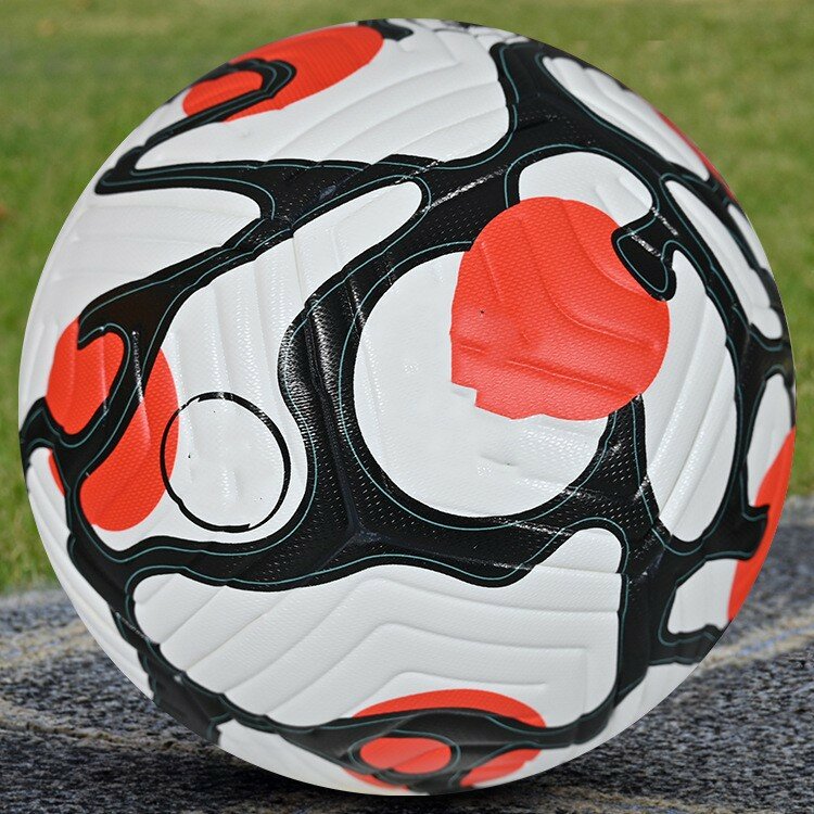 Мяч футбольный, искусственная кожа, белый и черный, № 4, 5-7 игроков