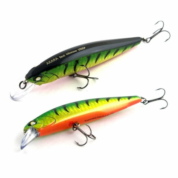 Воблер Akara Best Minnow 110SP 17гр. (3/5 oz 4,3 in) A99