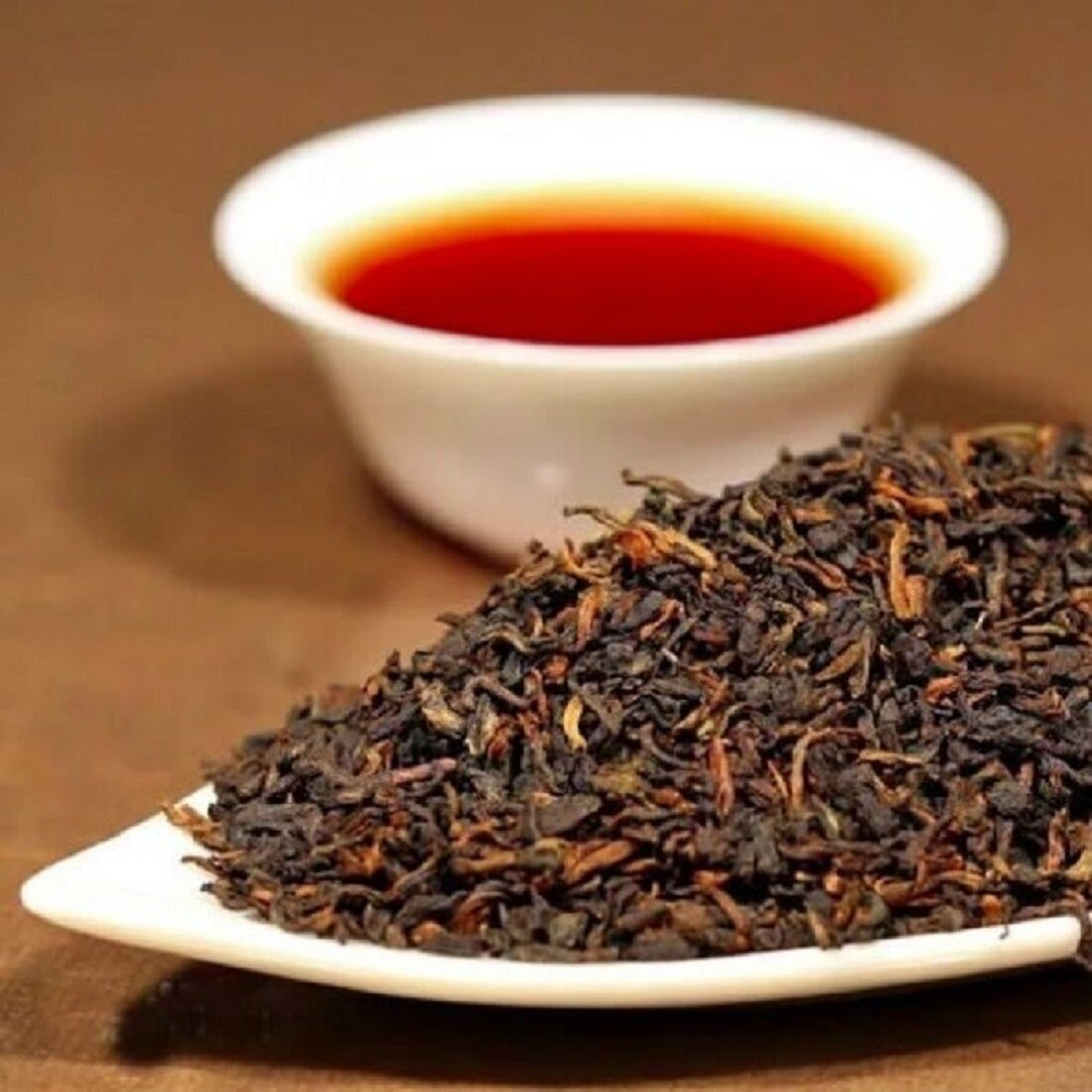 Шу пуэр Гун Тин (100 гр) Категория А. Вкус с нотками древесной коры, сухофруктов и карамели. Провинция Юньнань