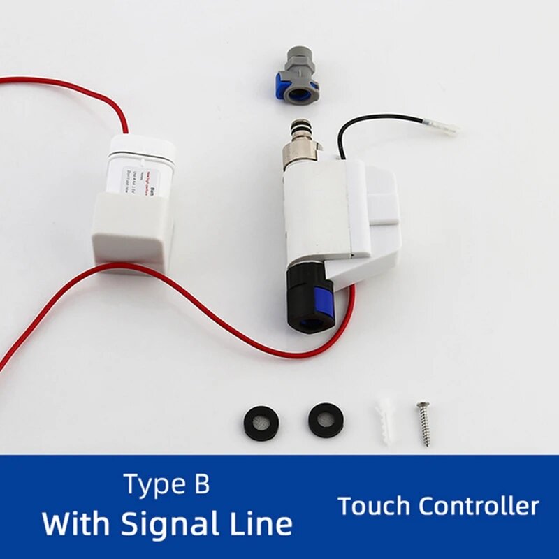 Умный индукционный датчик, сенсорный контроллер кухонного крана с батарейным блоком, выдвижной кухонный смеситель с сенсорным управлением, простой в использовании B