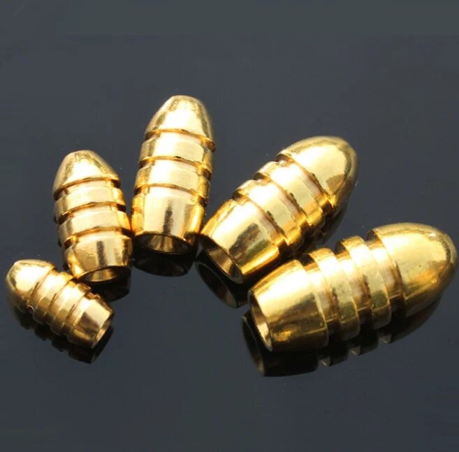 Rompin медные свинцовые грузила для рыбалки 5 шт. 3i5g