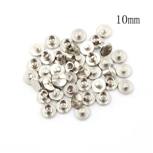 Винты Chicago M5 10mm, никелированные, 20 шт.