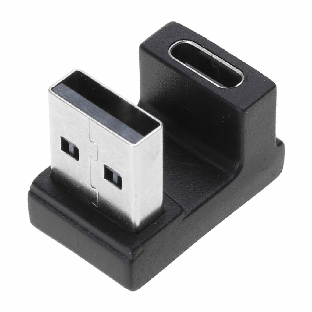 USB 3.0 "папа" на тип C "мама" 90 градусов прямоугольный удлинитель адаптер вверх-вниз разъем 10 Гбит/с для ноутбука
