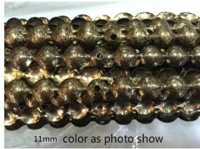 Бронзовые и серебряные декоративные ленты для обивки 5 м 11mm as photo