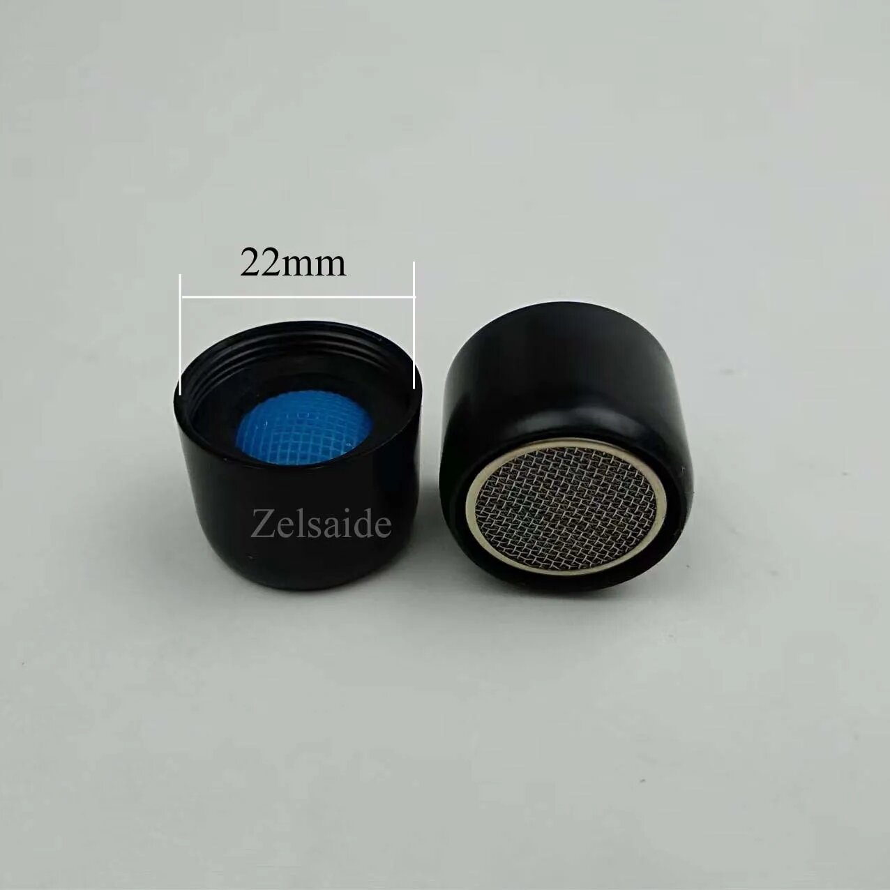 Латунный аэратор для смесителя Zelsaide black female 22mm