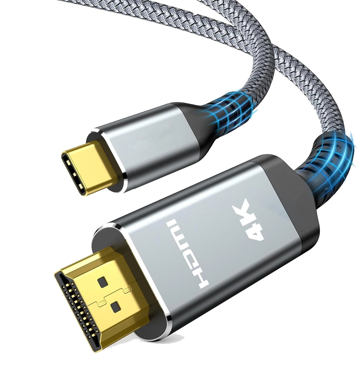 Кабель USB C-HDMI, 8K @ 60 Гц, 4K @ 120 Гц, Type C-HDMI-совместимый кабель HDTV для ТВ-конвертера, MacBook Air iPad, адаптер HDMI
