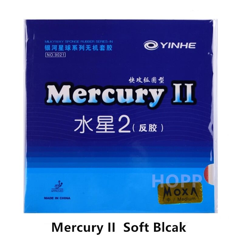 YINHE Mercury II Soft Black резина для настольного тенниса
