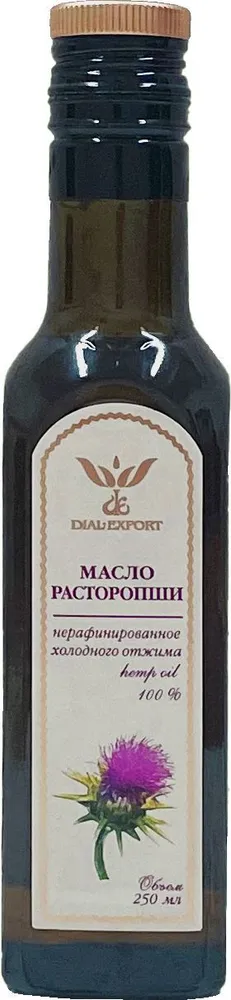 Масло Dial-Export Расторопши, нерафинированное, натуральное, 250мл