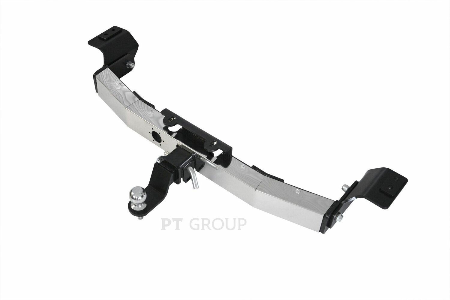 Фаркоп для TOYOTA LAND CRUISER PRADO 150 2009-, нержавеющая накладка, американский квадрат (без электрики) (паспорт и сертификат) PTG. TPR-09-991124.00