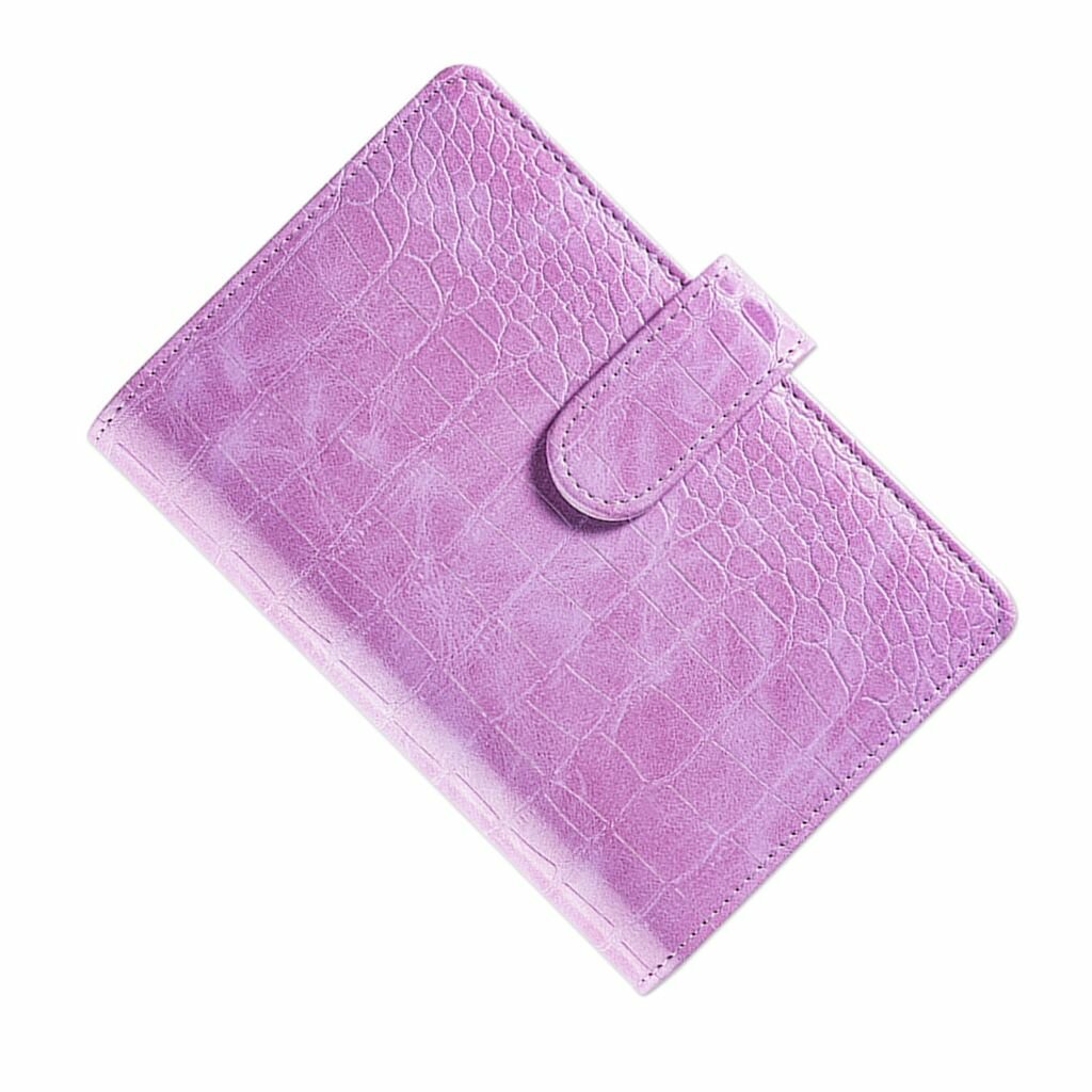 (1 комплект) Немецкий блокнот с отрывными листами для бюджета наличных денег A6-фиолетовый