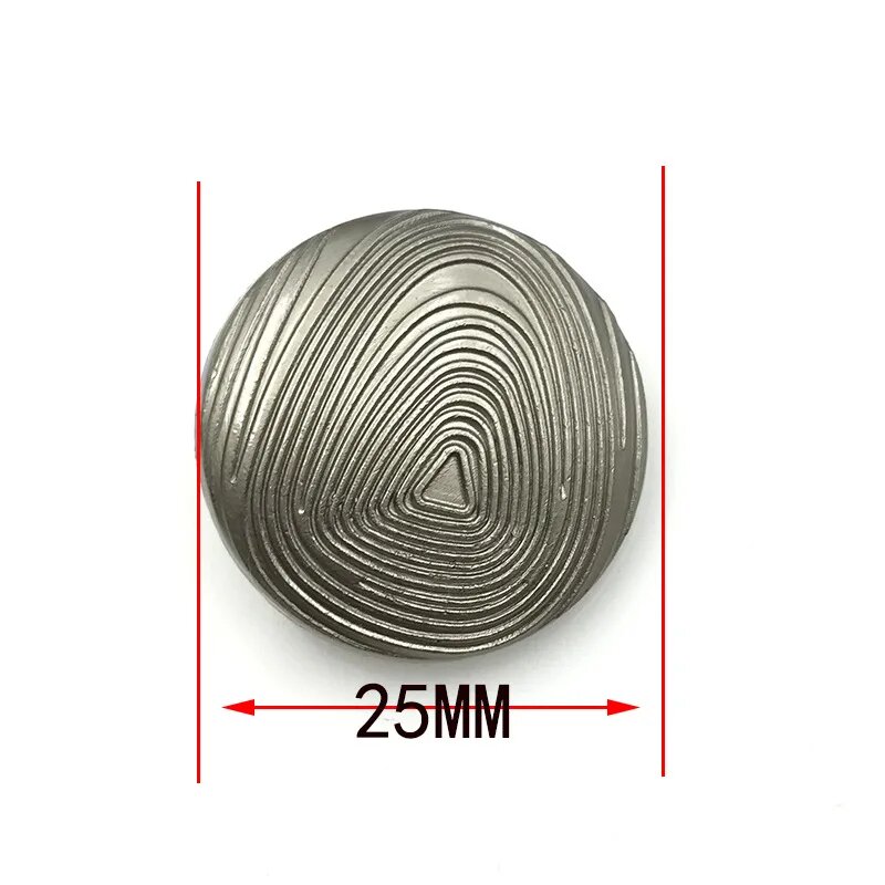 Металлические винтажные кнопки-отпечатки пальцев 23mm, ML-2-299-2