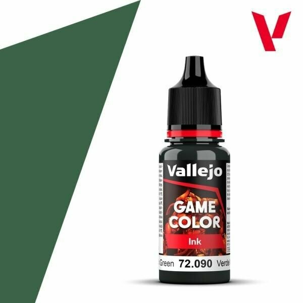 Краска Game Color, Чернильный черно-зеленый Vallejo