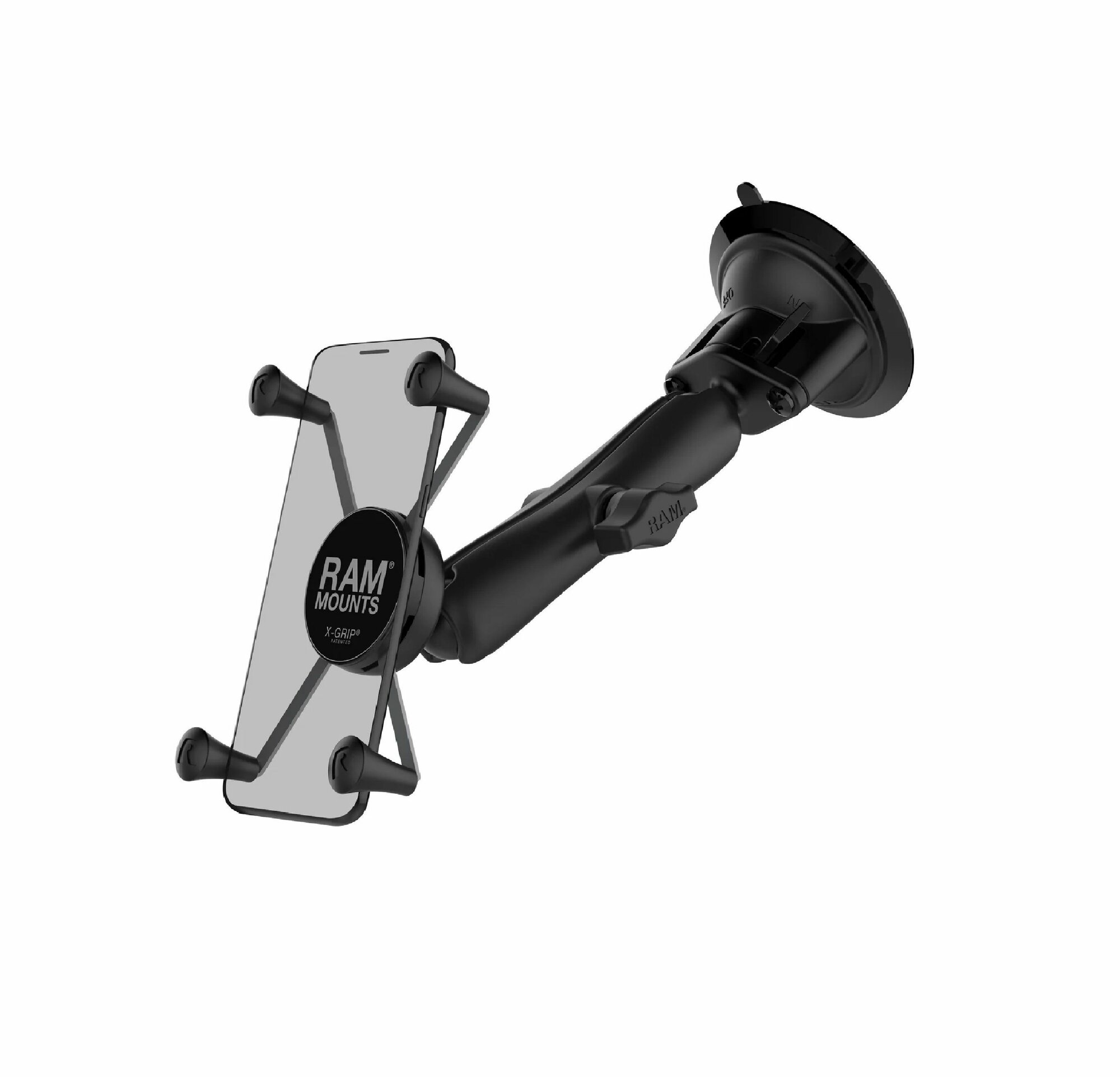 RAM-B-166-C-UN10U крепление RAM X-Grip в авто для больших смартфонов, длинная муфта 150 мм