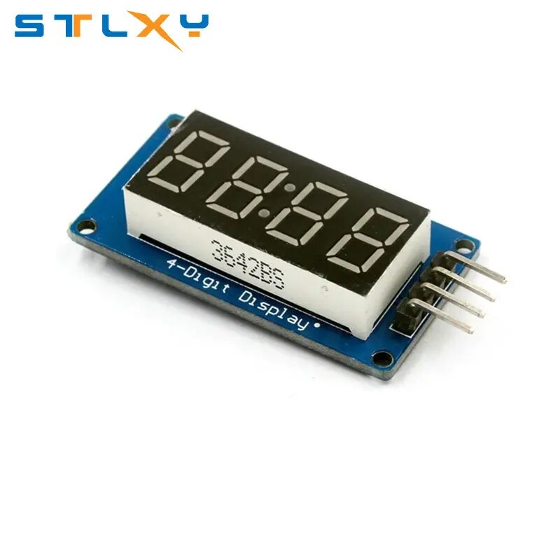 Модуль светодиодного дисплея Stlxy TM1637 красный