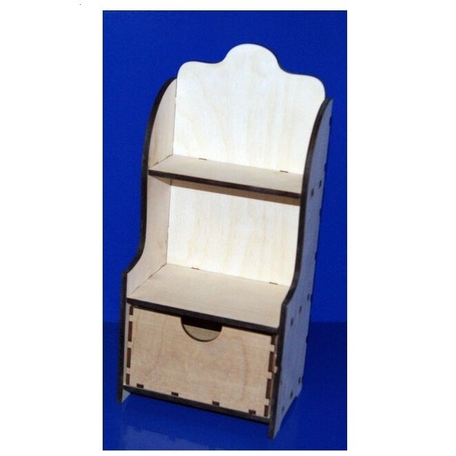 Заготовка Созвездие "Комод с полочкой" №01, 15х10х33 см, 6 мм