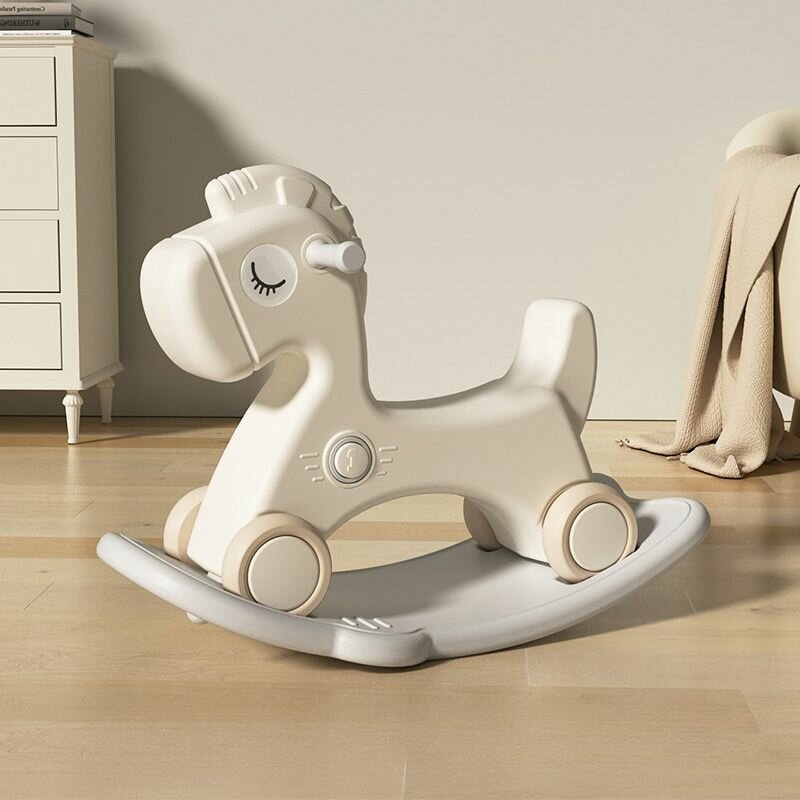 Детская лошадка-качалка baby yo-yo cart два в одном, подарок на день рождения