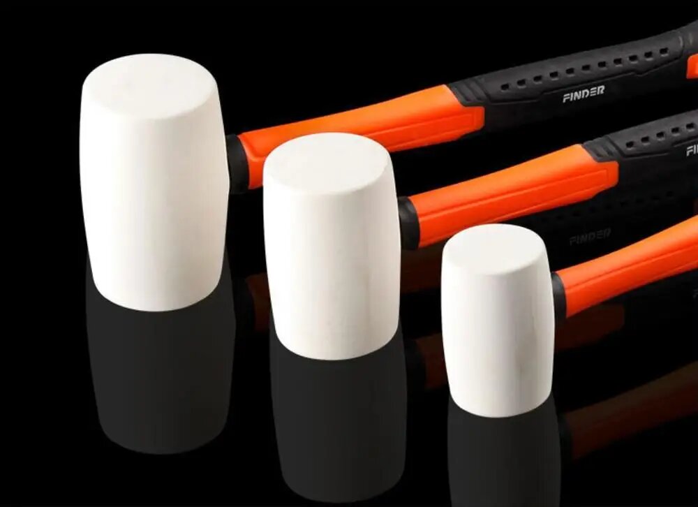 Белый резиновый молоток для установки керамической плитки 8 унций/12 унций работает износостойко