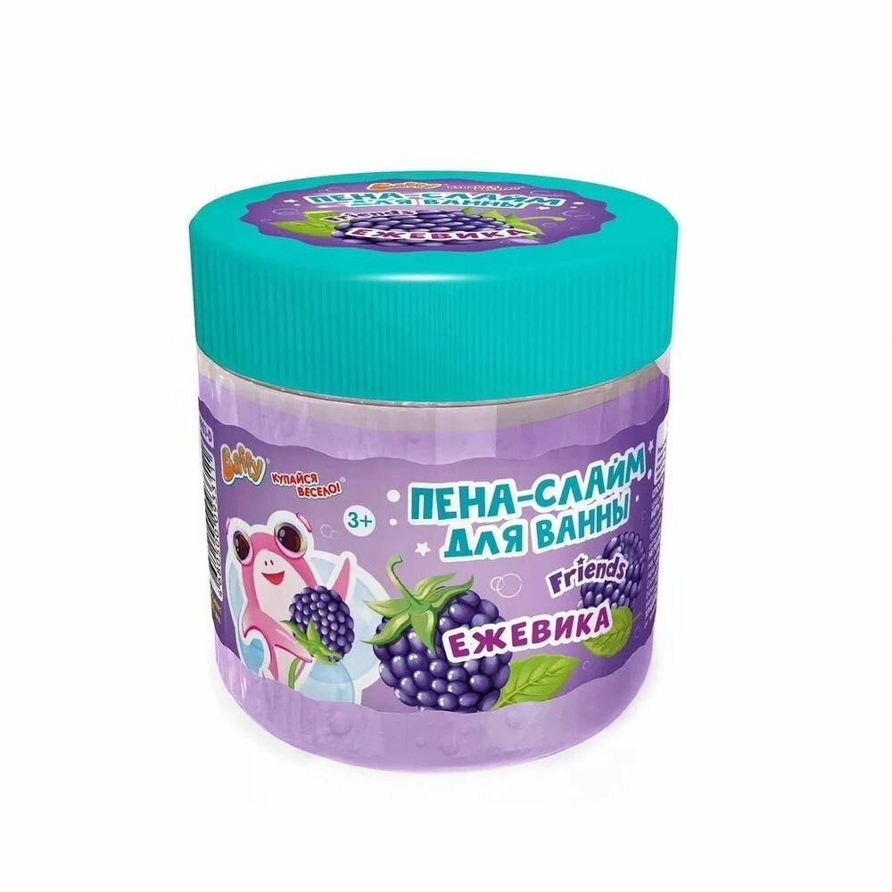 Пена-слайм для ванны Baffy детская, Ежевика, 150 мл