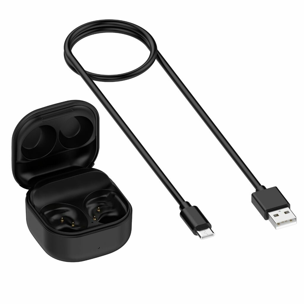 Зарядный кейс для наушников Samsung Galaxy Buds FE R400 - черный, 1 комплект