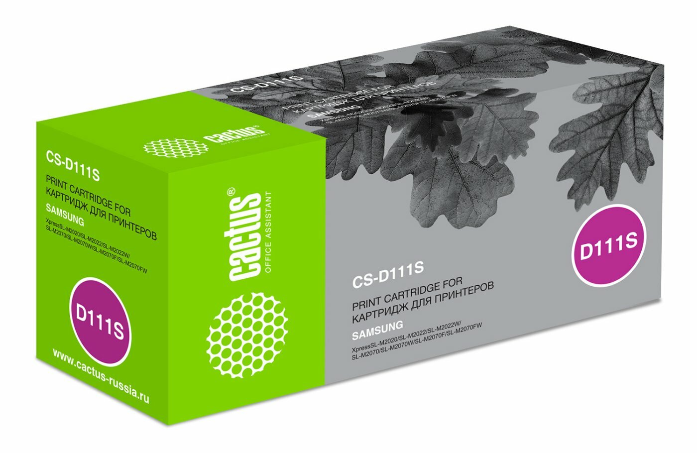Картридж лазерный Cactus CS-D111S MLT-D111S черный (1000стр.) для Samsung Xpress M2022/M2020/M2021/M2020W/M2070