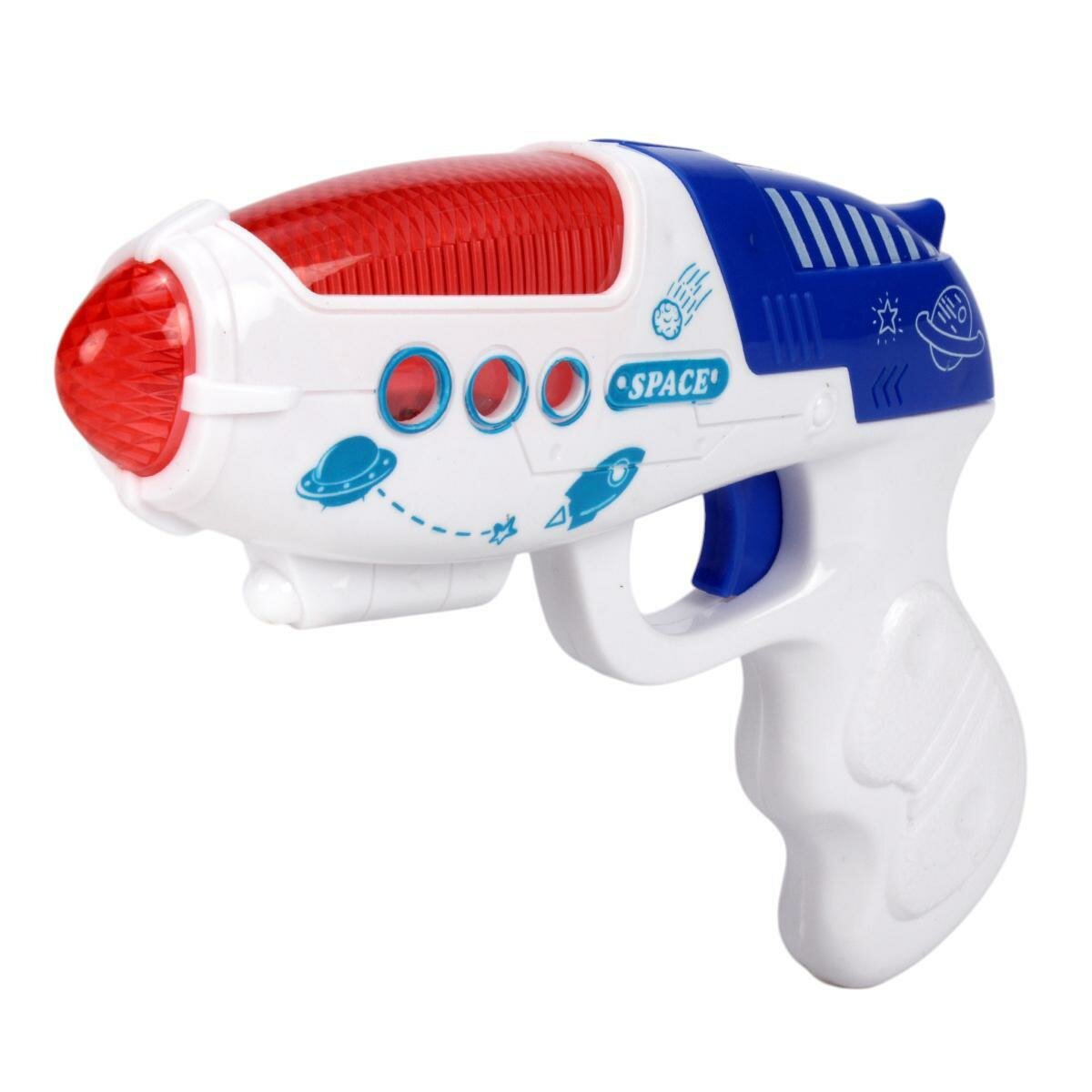 Игрушечный космический пистолет на батарейках, световые эффекты, 23.5 см
