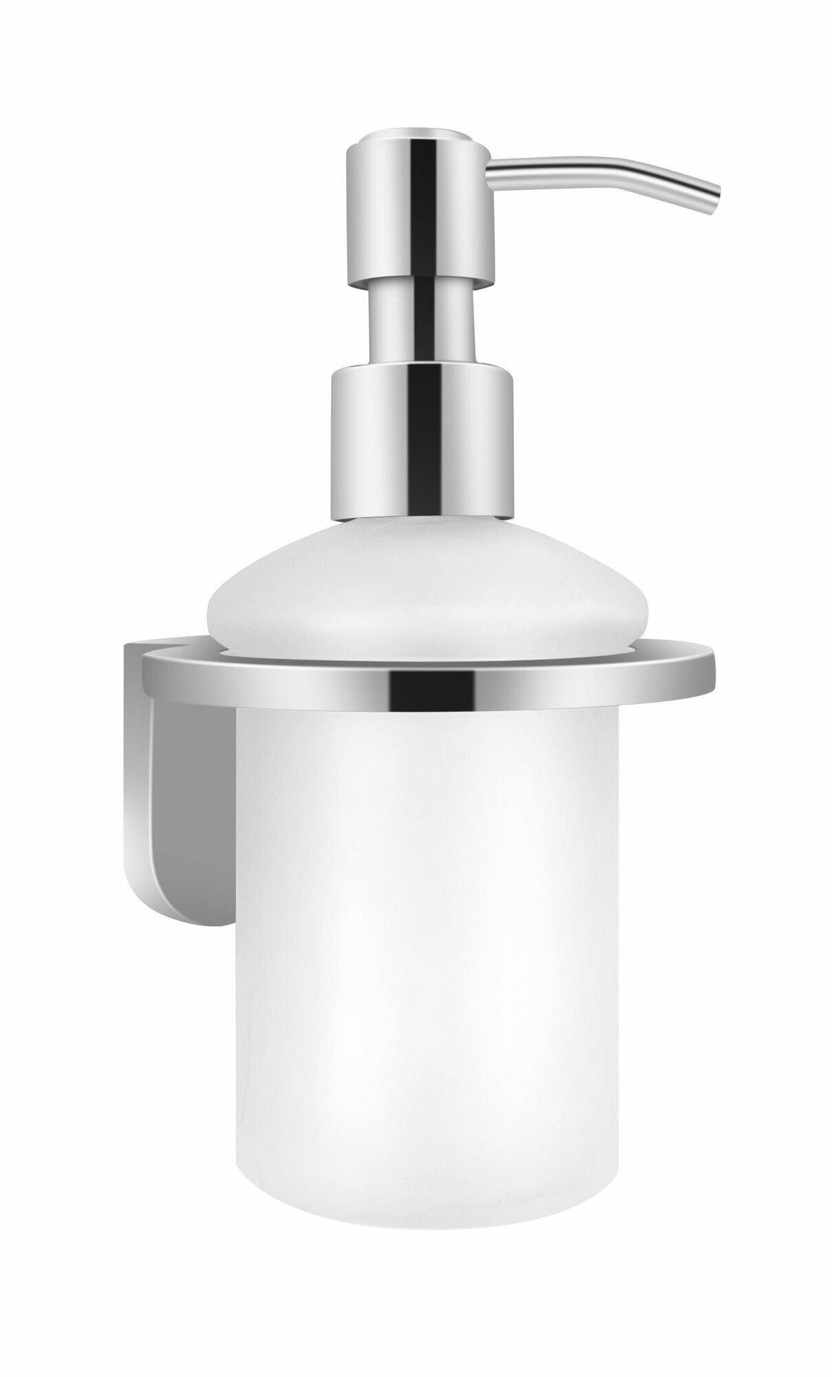 Дозатор для жидкого мыла Iddis Lahta LMLAHZG0Ci46 подвесной металл цвет серый