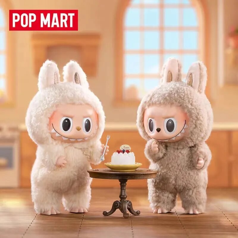 Фигурка POP MART Bunny Family Series Plush Toy Doll Cute Kawaii Collectible Toy Model Rabbit Doll Gift — фото 1