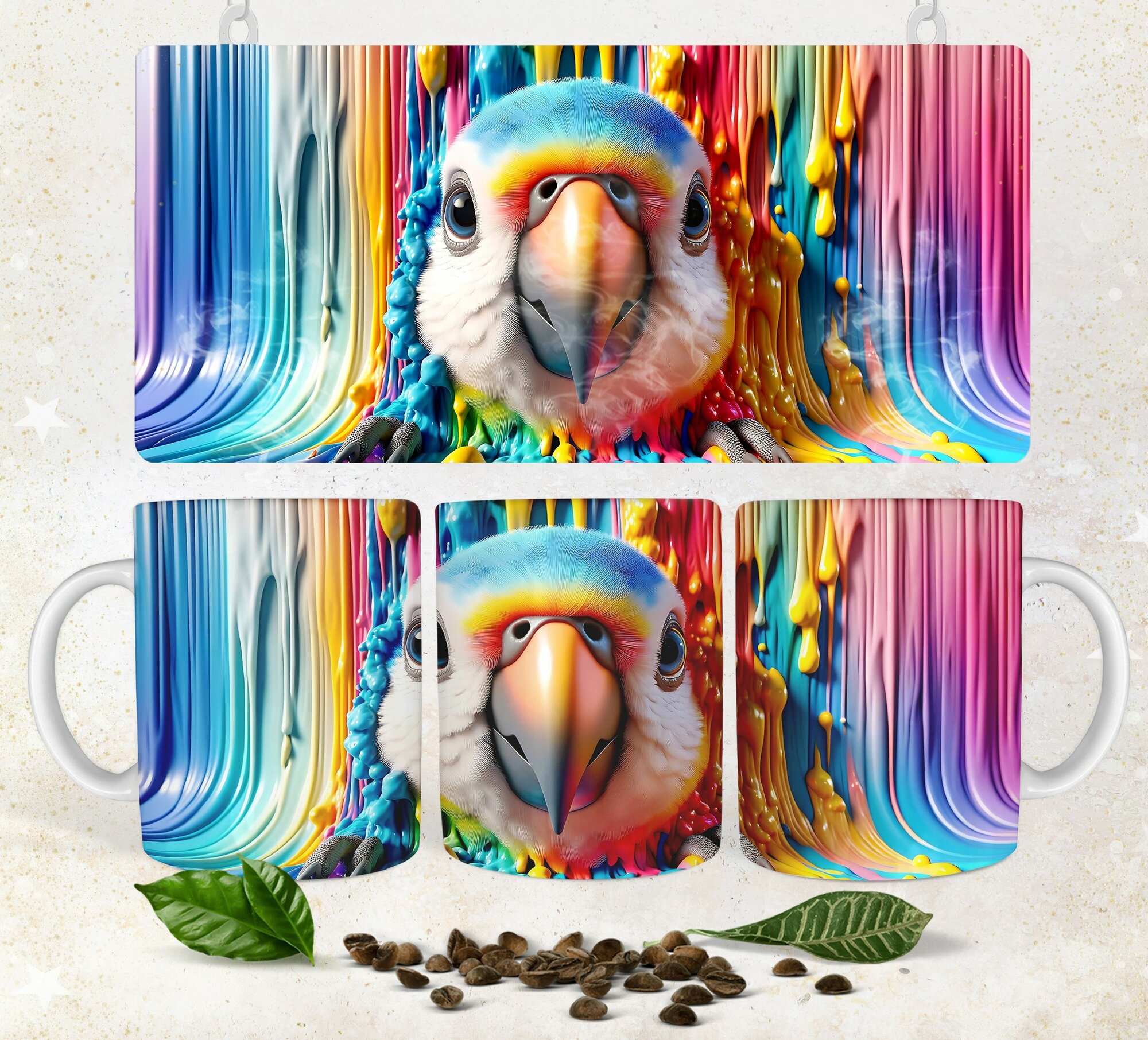 Кружка с 3D эффектом