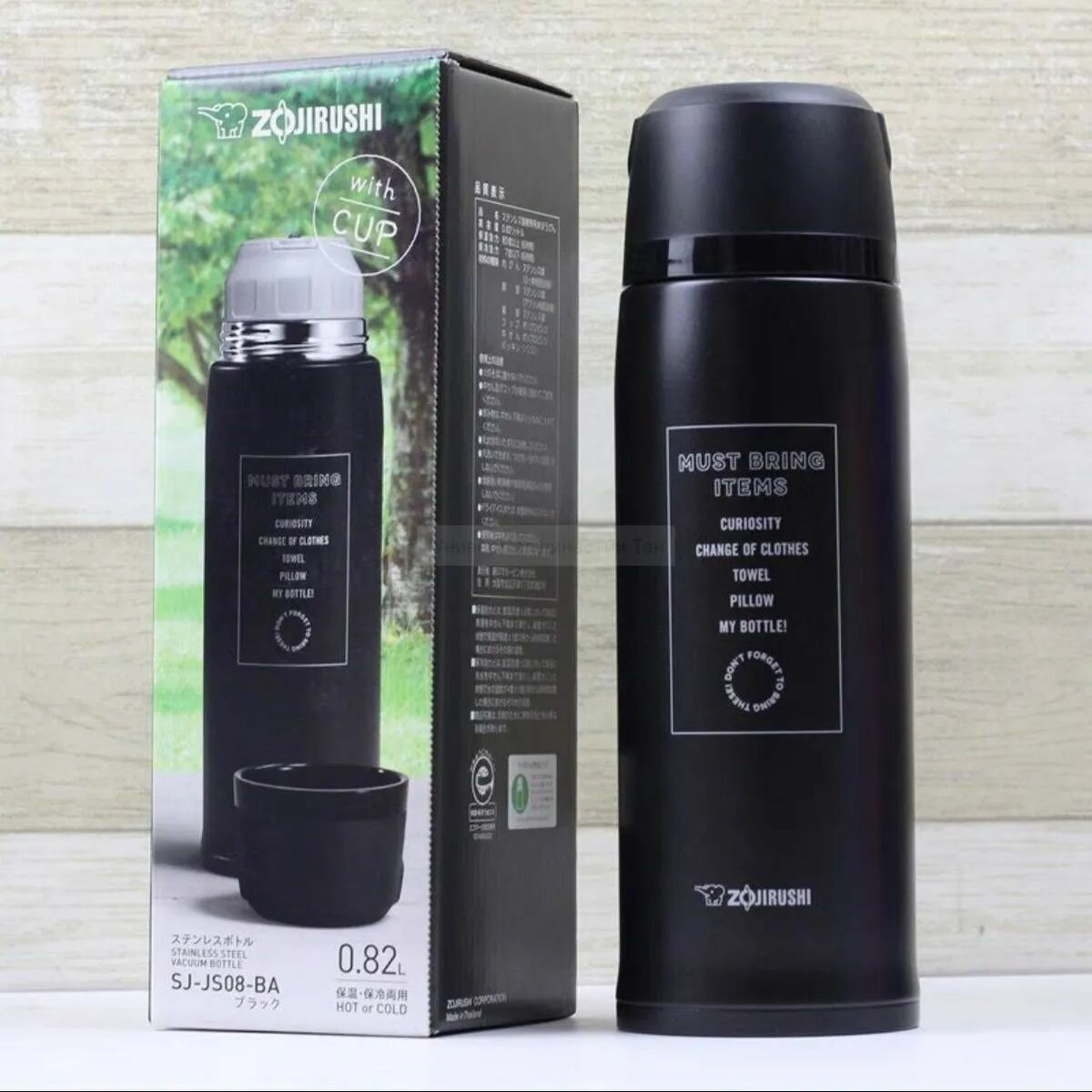 Вакуумный термос с кнопкой-клапаном и крышкой-чашкой 0.82 л для горячих и холодных напитков, сохраняет температуру 24 часа, широкое горло 4 см, легко моется, BPA-free, для дома, офиса и путешествий