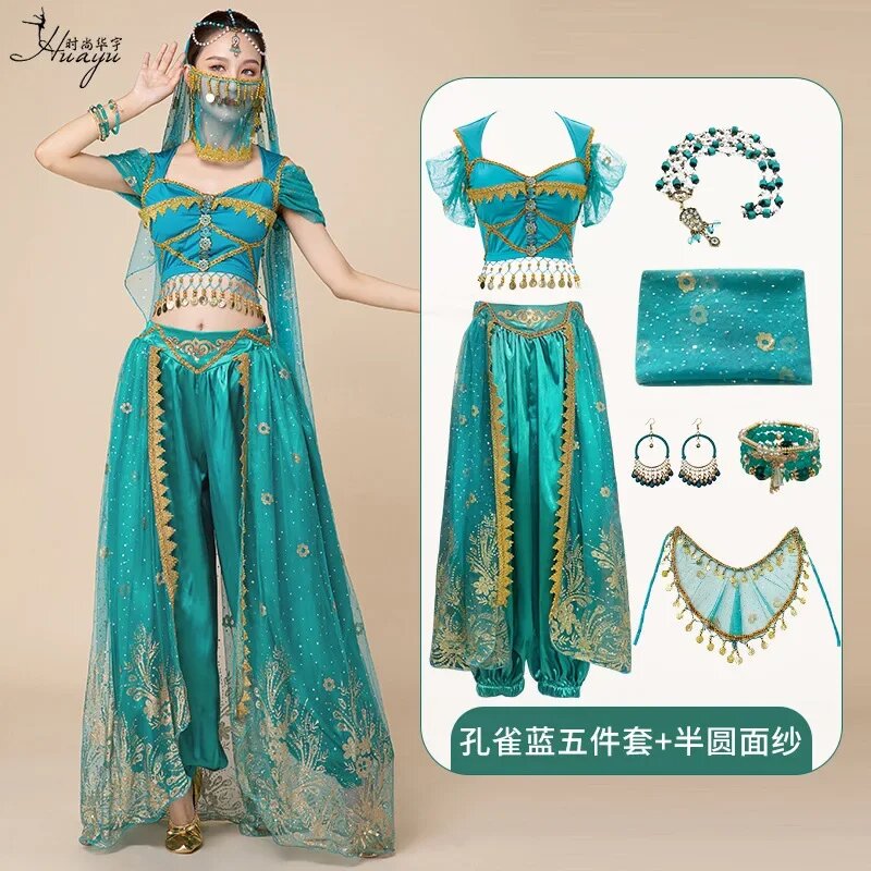 Костюм Арабской принцессы JUPAOPAO для танца живота XL, suit6