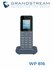 Беспроводной IP-телефон Grandstream WP816, с Wi-Fi и поддержкой SIP, светло-серы...