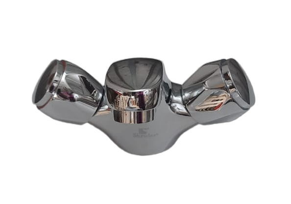 Смеситель латунный, толстостенный для раковины, мойки, кухни SHRUDER NEVADA MM306WG, производство Германия