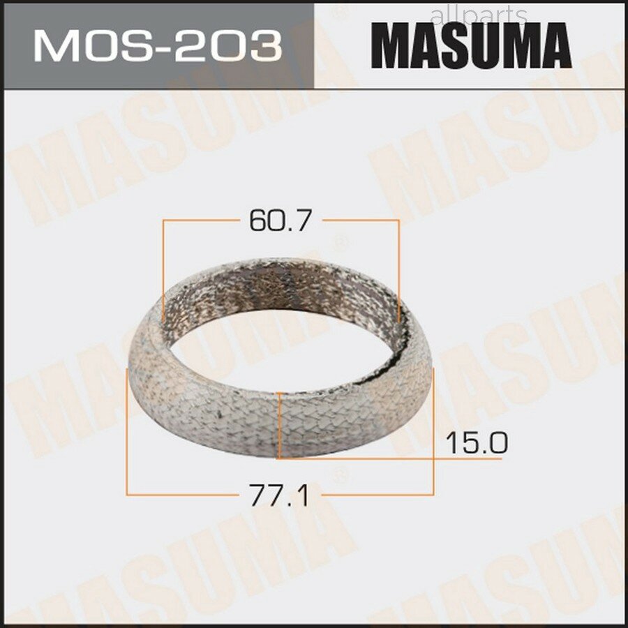 MASUMA MOS-203 Кольцо глушителя 60.7x77.1 MASUMA MOS-203