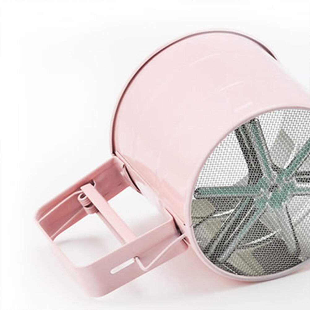 Кухонный сито для муки из нержавеющей стали, ручное сито для муки, сахарная пудра, ручное сито, чашка, инструменты для домашней выпечки