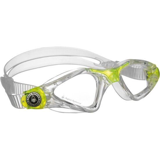 Очки для плавания детские Aqua Sphere Kayenne jr, черный/лайм