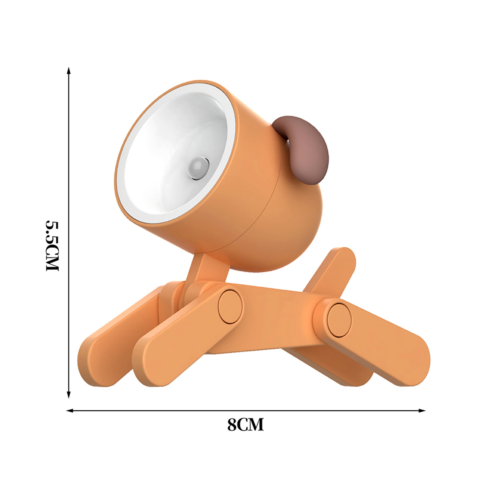 Мультяшный ночник детский светильник мини-собачка светодиодные настольные лампы милый DIY портативный с регулируемым держателем для телефона для детей студентов спальня подставки для книг детская комната