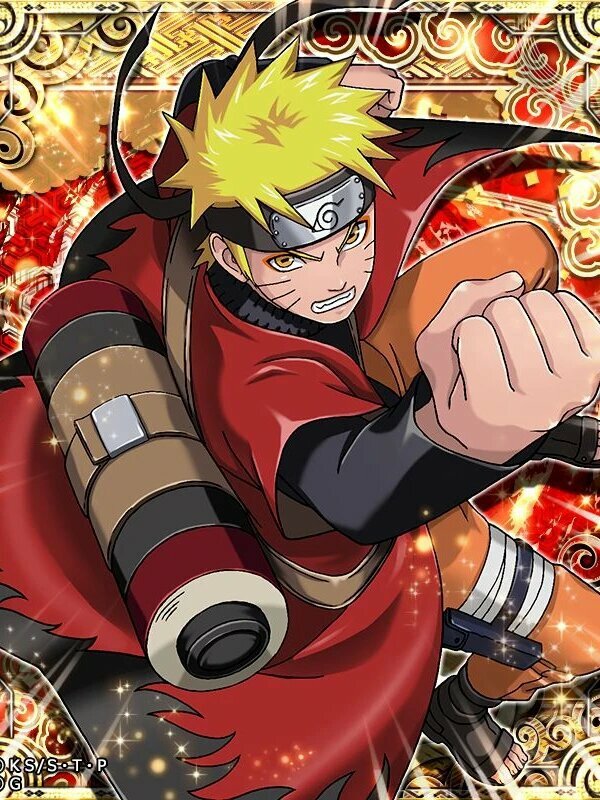 Алмазная мозаика на подрамнике "Наруто Шиппуден" круглые бриллианты 40х50см