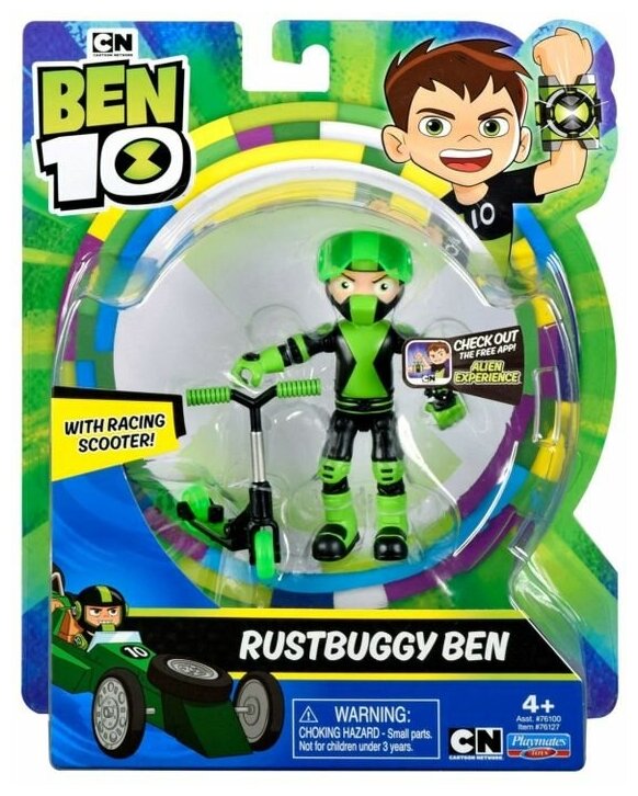 Ben 10 Фигурка 12.5 см Бен на самокате, 76127
