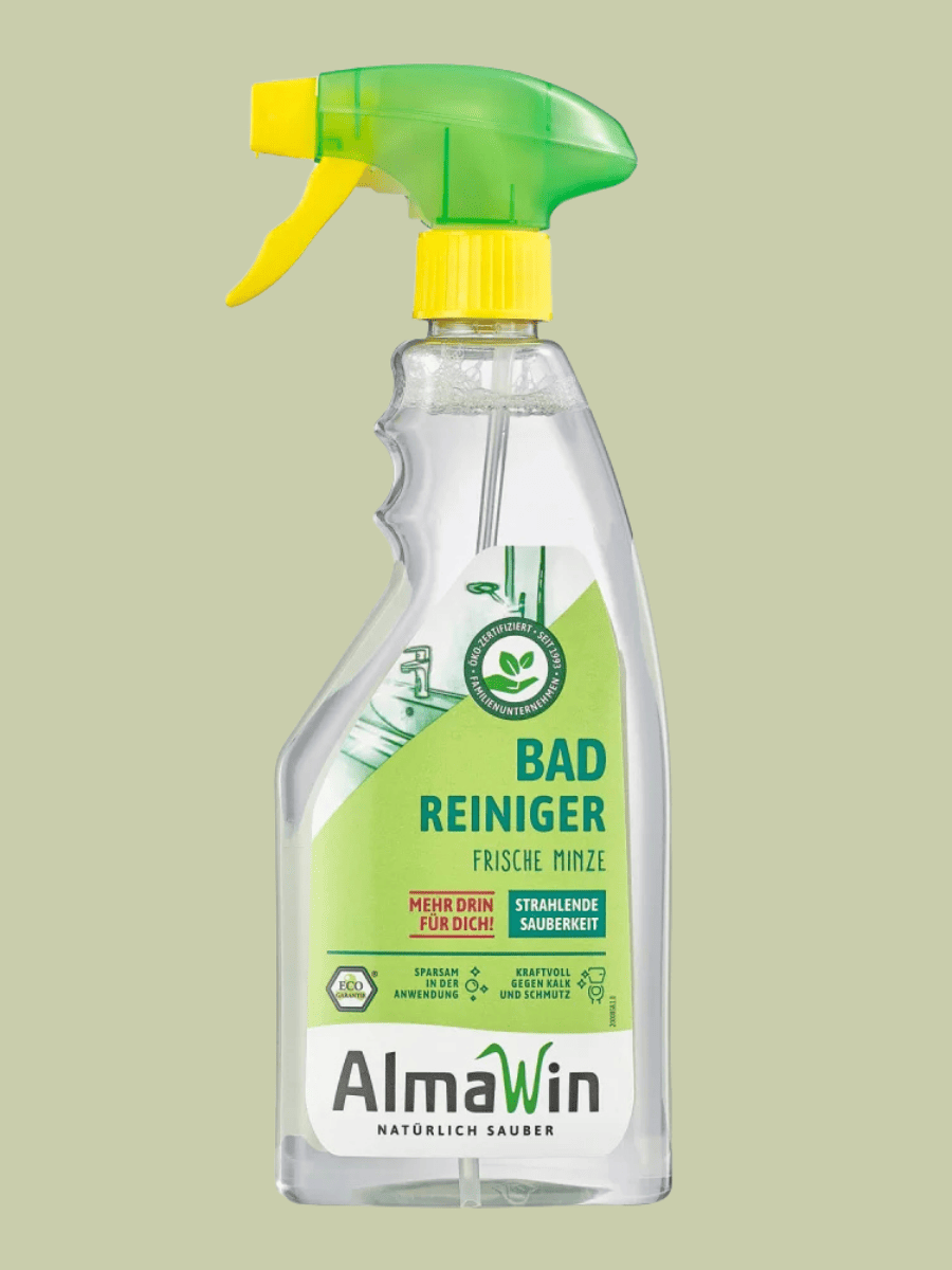 Экологичное чистящее средство для ванной комнаты AlmaWin Badreiniger, спрей 500мл (Ecocert, Vegan) Германия