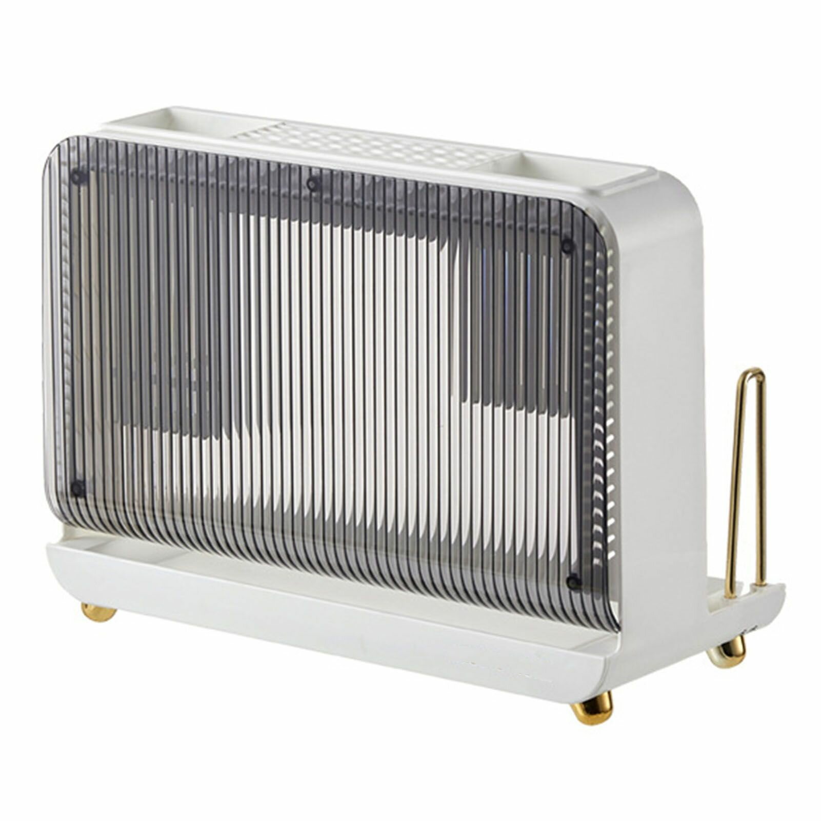 Сушилка для кухонных ножей, разделочная доска, пластиковый держатель для хранения стоков, органайзер, белый