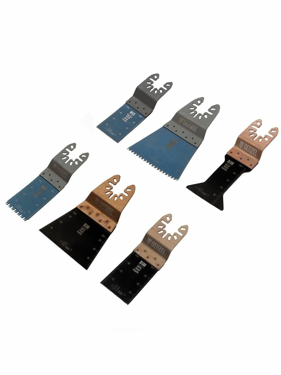 Насадка для МФИ по дереву и металлу, 6 шт Denzel 782406