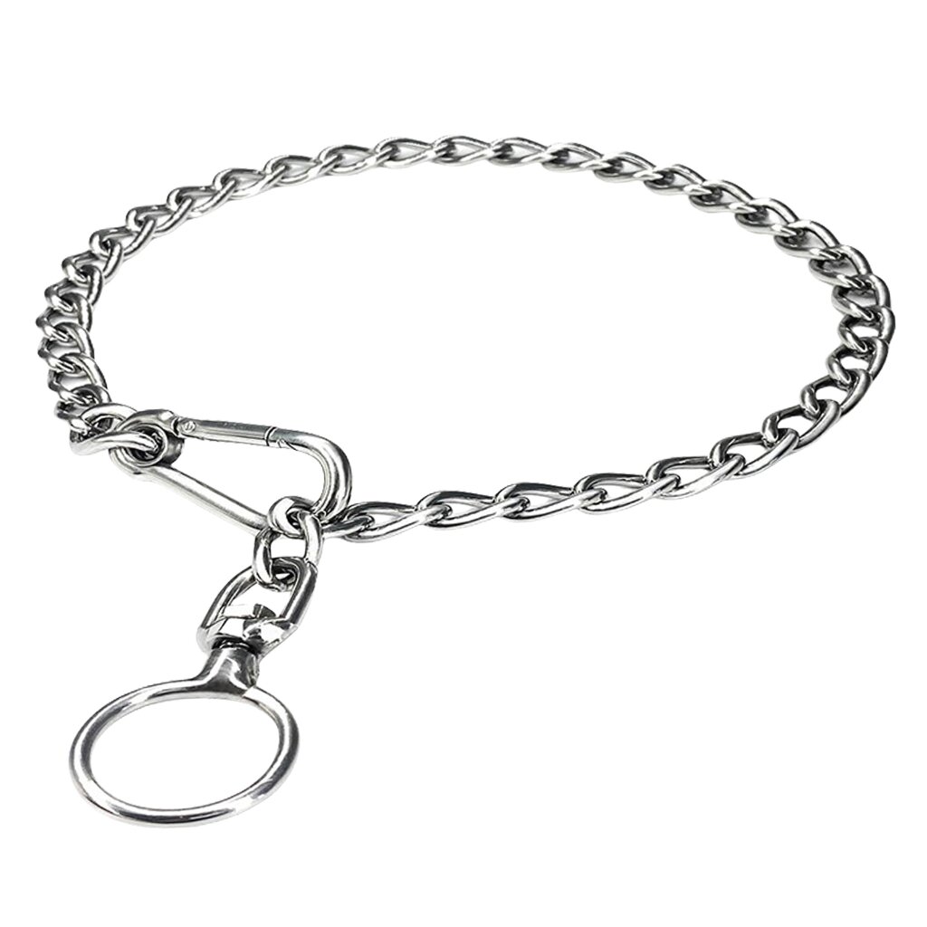 Металлический регулируемый тренировочный ошейник для средних и крупных собак Металлический ошейник