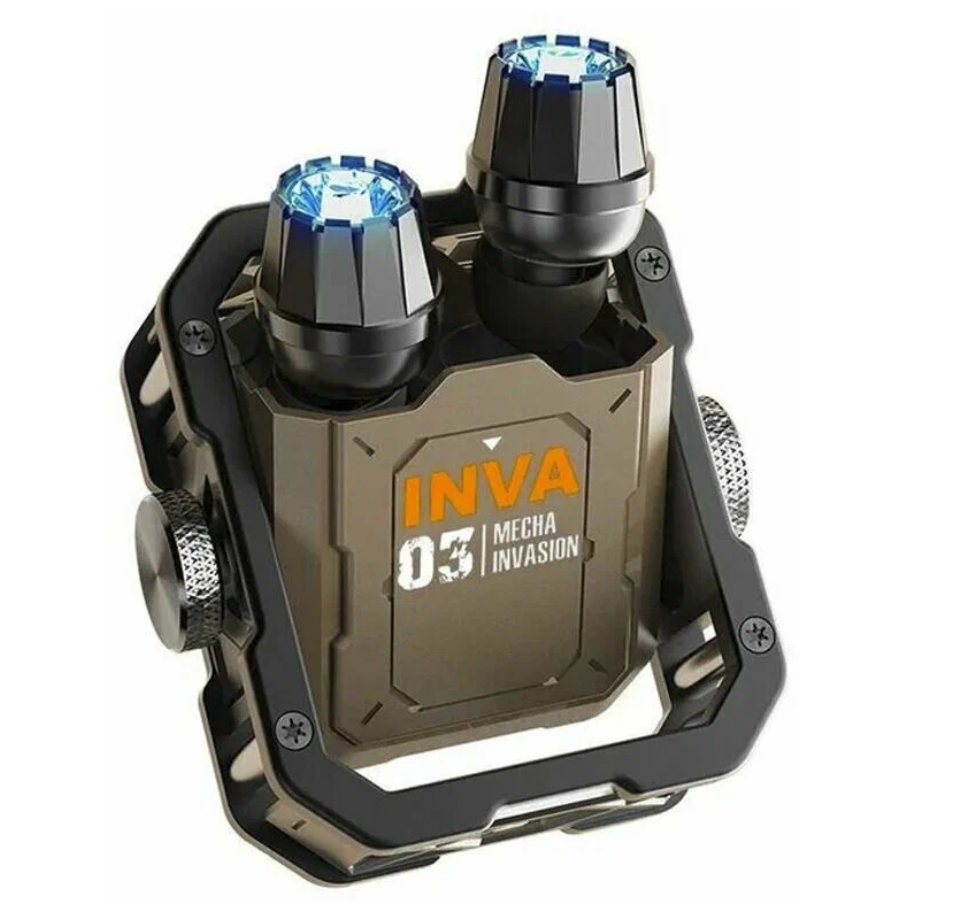 Наушники TONLISH "INVA-S" 03, беспроводные, RGB-подсветка, Bluetooth 5.3