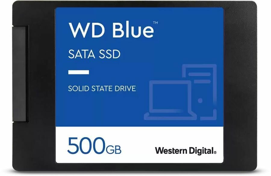 500 ГБ 2.5" SATA накопитель WD Blue (WDS500G2B0A)