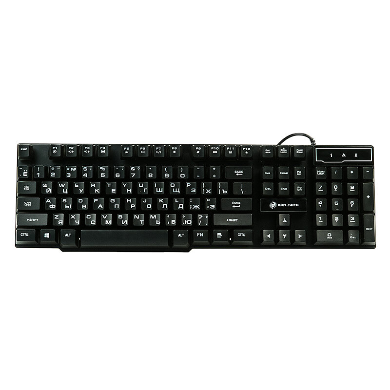 Клавиатура игровая KGK-15U GAN-KATA черный